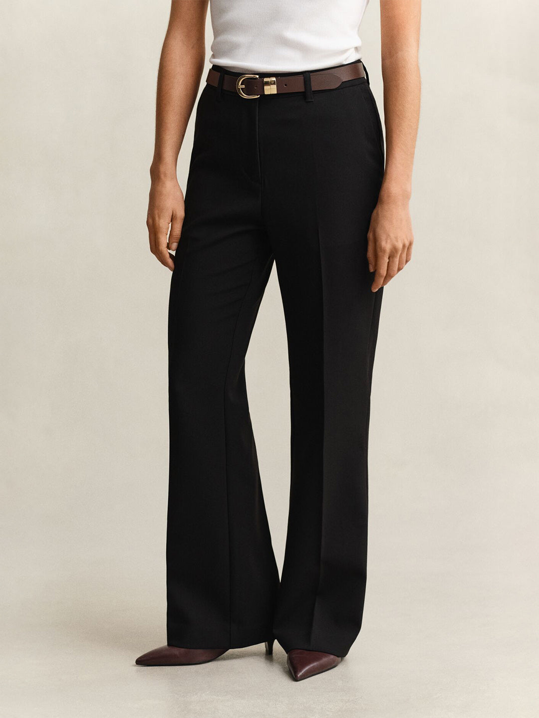 Shop GANT Women Black Slim Fit Slack Pant - Gant India